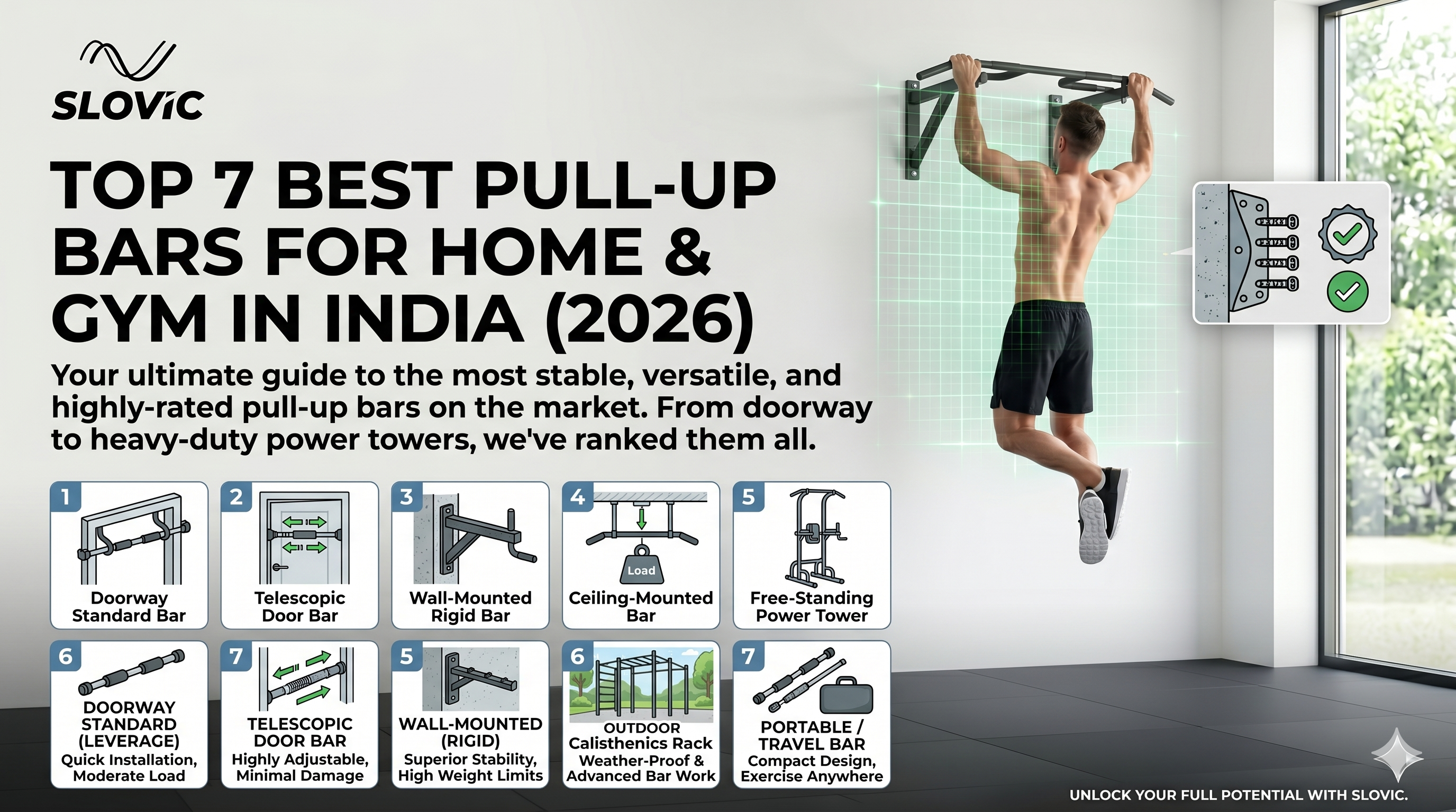 Top 7 Best Pull Up Bars for Home And Gym In India (2026)